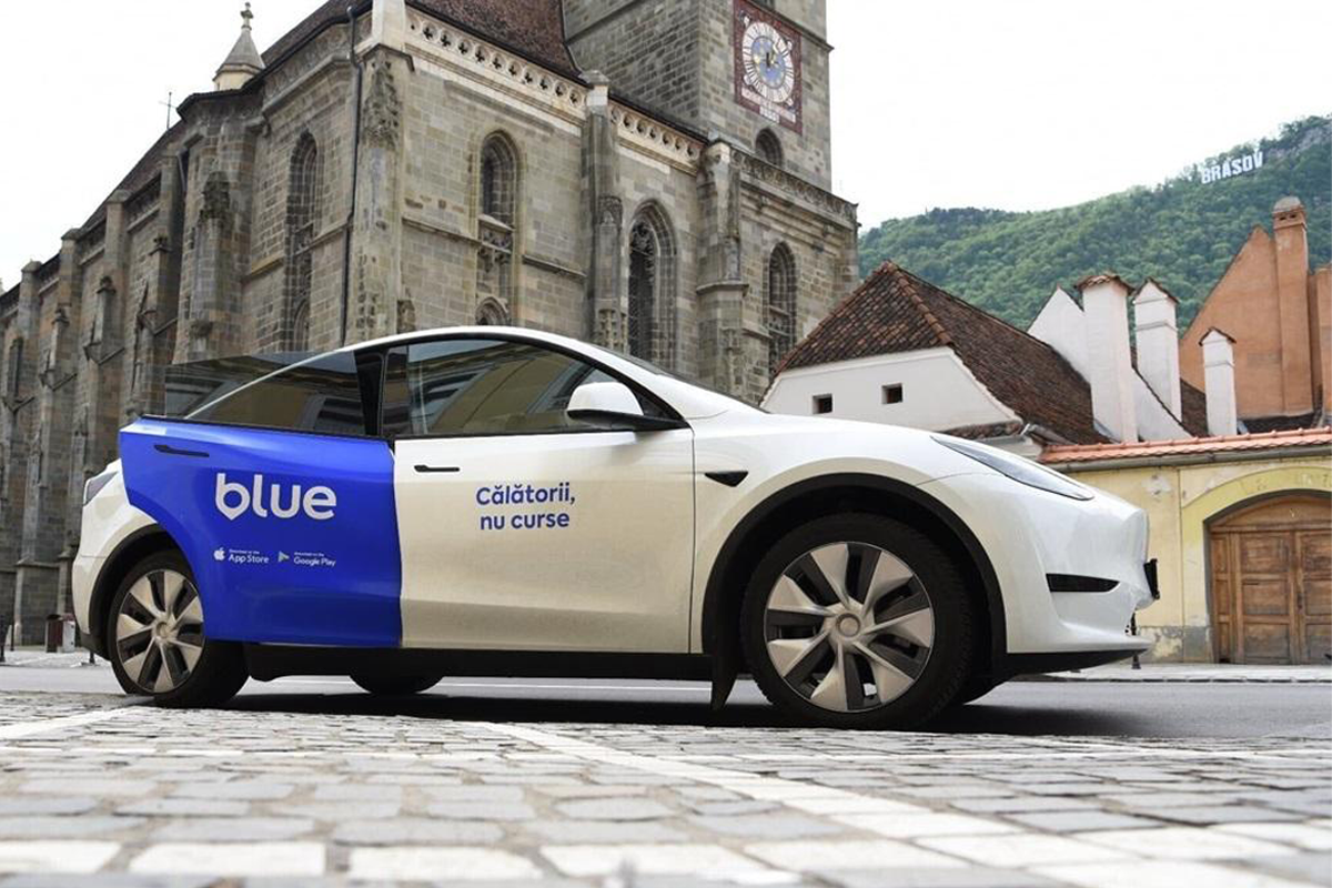 Blue expands to Brașov with eCabs Technologies